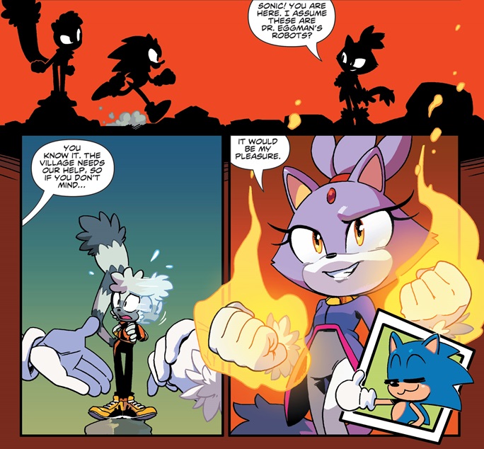 Super Comics: Sonic the Hedgehog (IDW) – #4 – The Reviewers Unite
