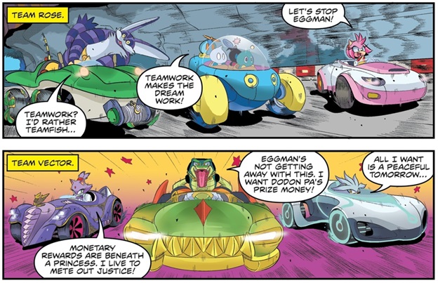 Super Comics: Sonic the Hedgehog (IDW) – Team Sonic Racing – The ...